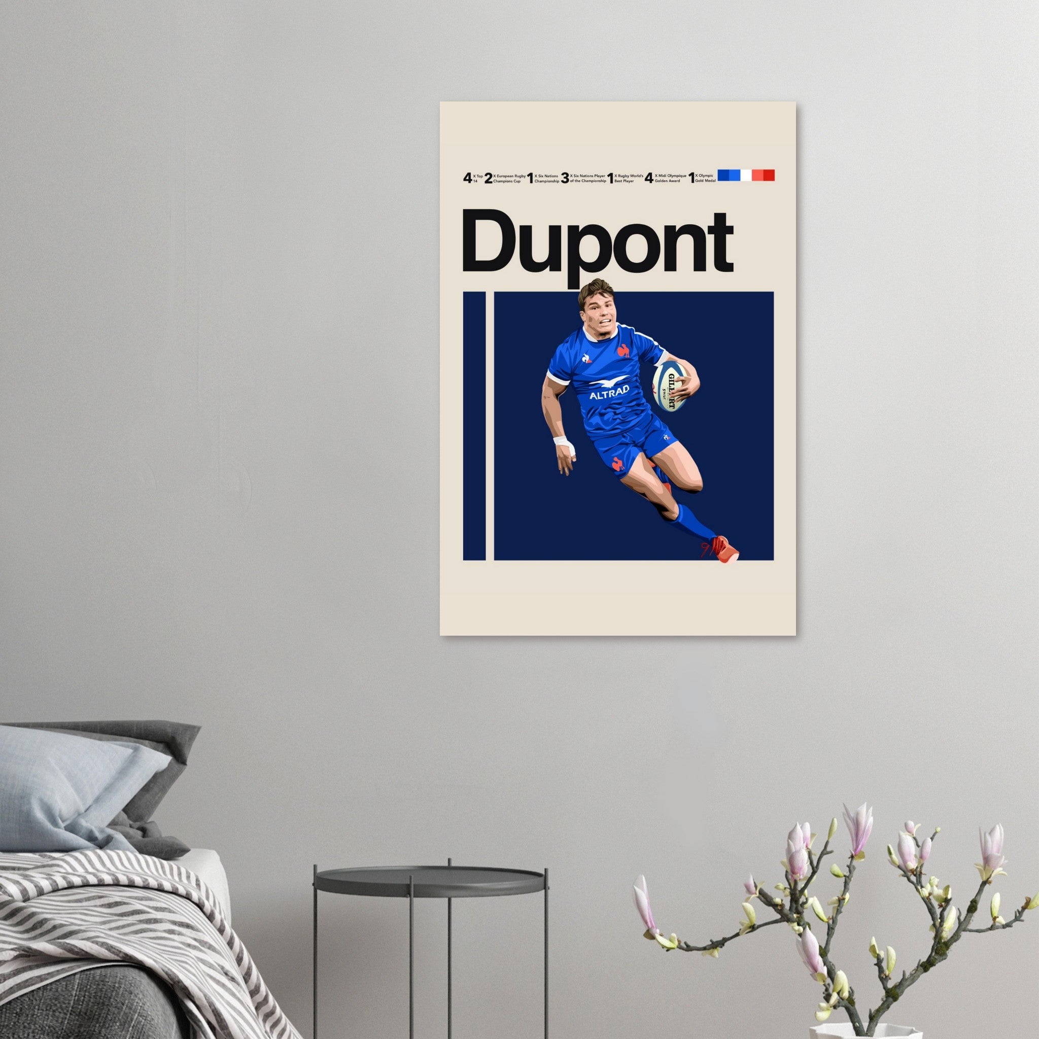Antoine Dupont Classic Matte Paper Poster – ShootYourShotArt